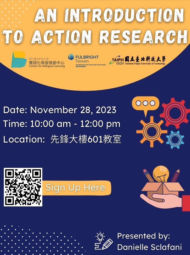 2023-11-14 【活動轉知】國立臺北科技大學－Fulbright EMI workshop活動：An Introduction to ...